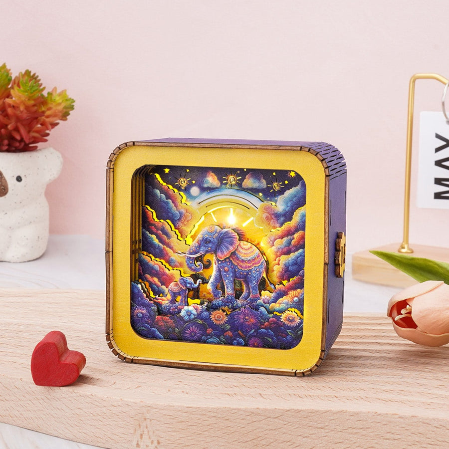 3D Puzzle Night Light: Creative 3D Puzzles DIY Assembly Kit, Ambient ...