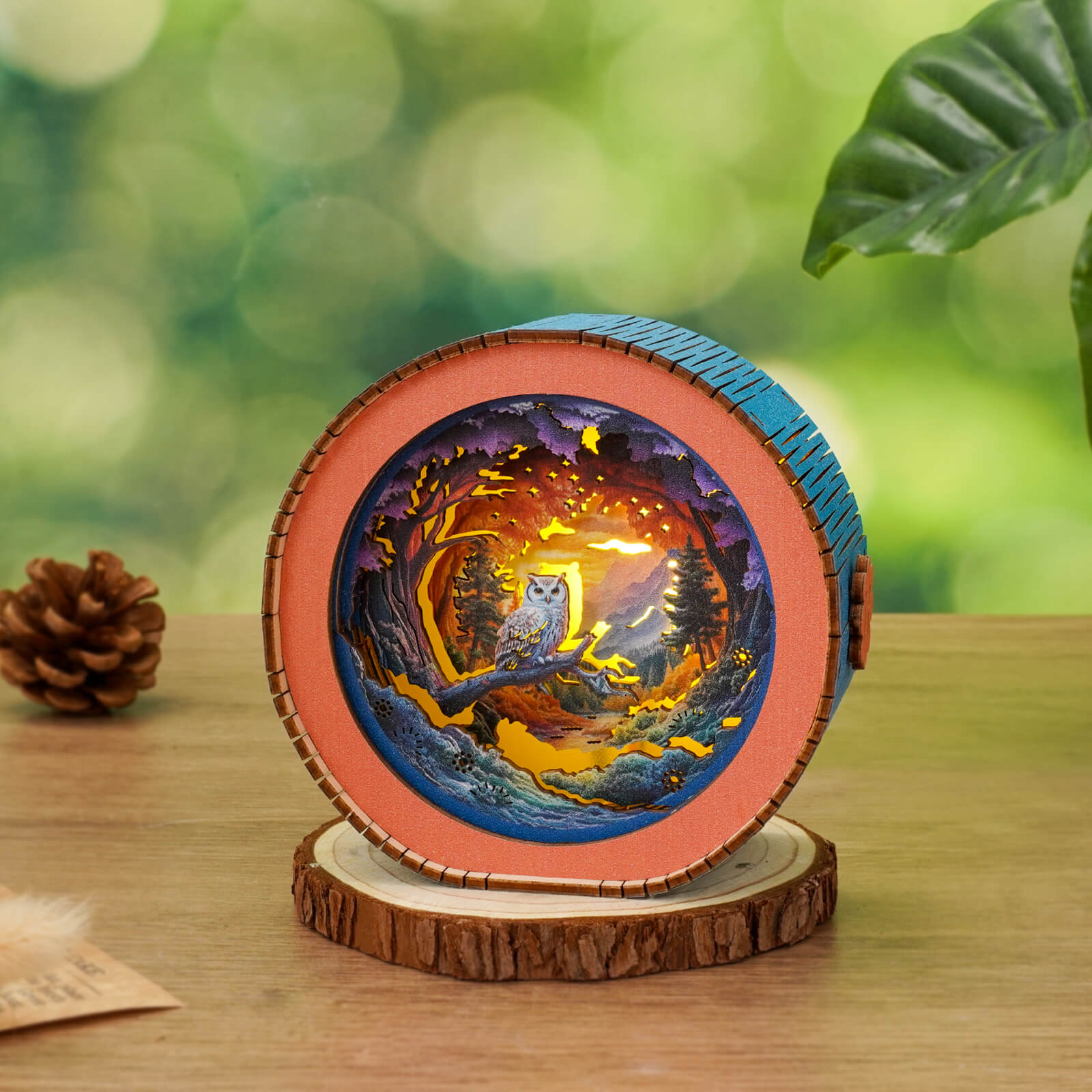 Woodbests 3D Wooden Puzzle Night Light, 3D Puzzle Night Lamp - Forest ...