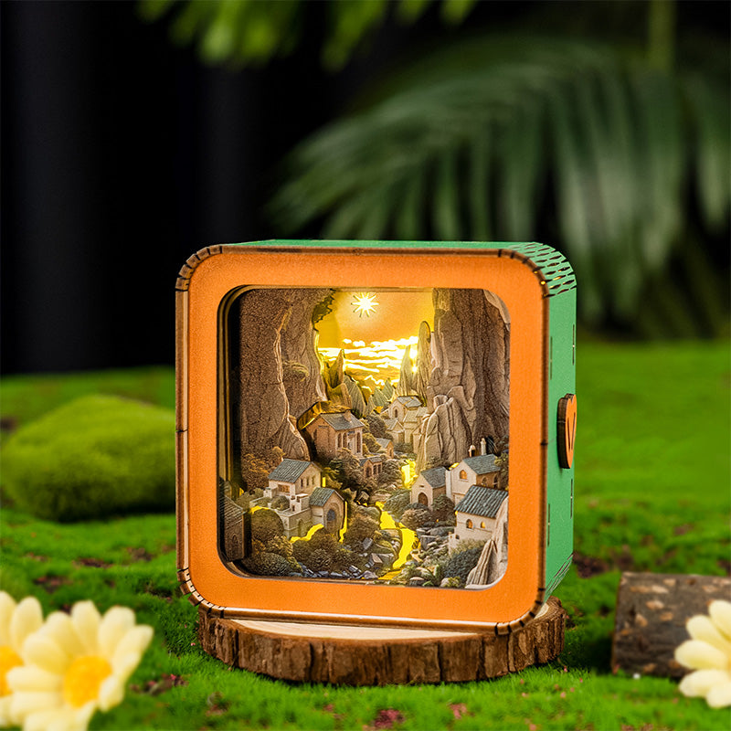 DIY Valley Village Kit, 3D Wooden Puzzle – Woodbests