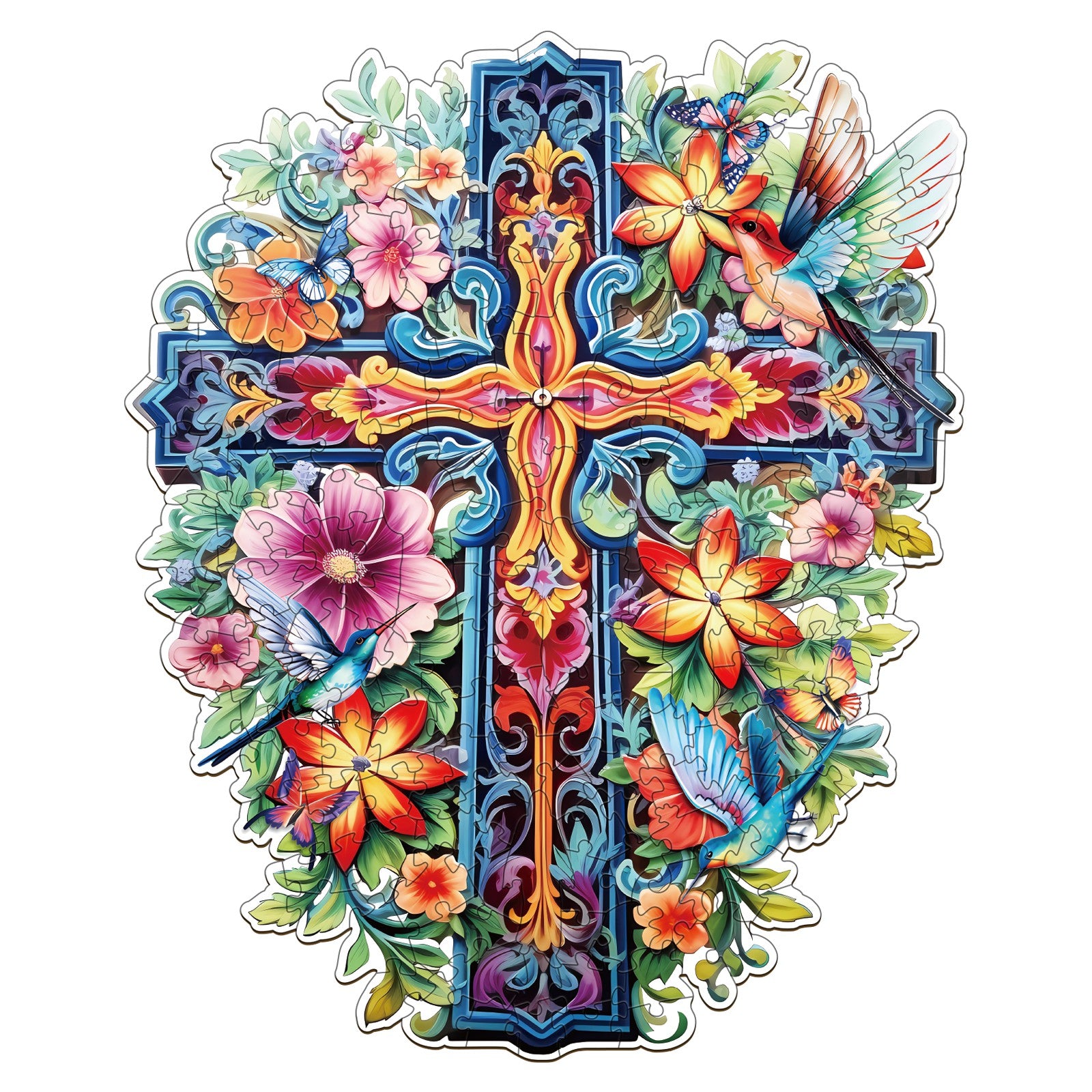 Blessing Cross-2 Wooden Jigsaw Puzzle – Woodbests