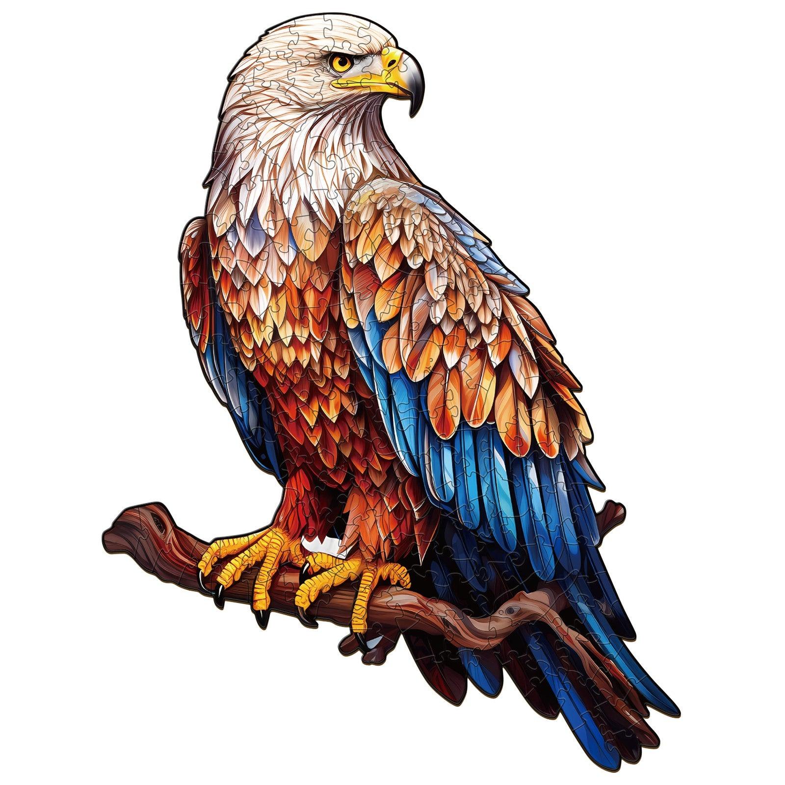 Mighty Bald Eagle Wooden Jigsaw Puzzle – Woodbests