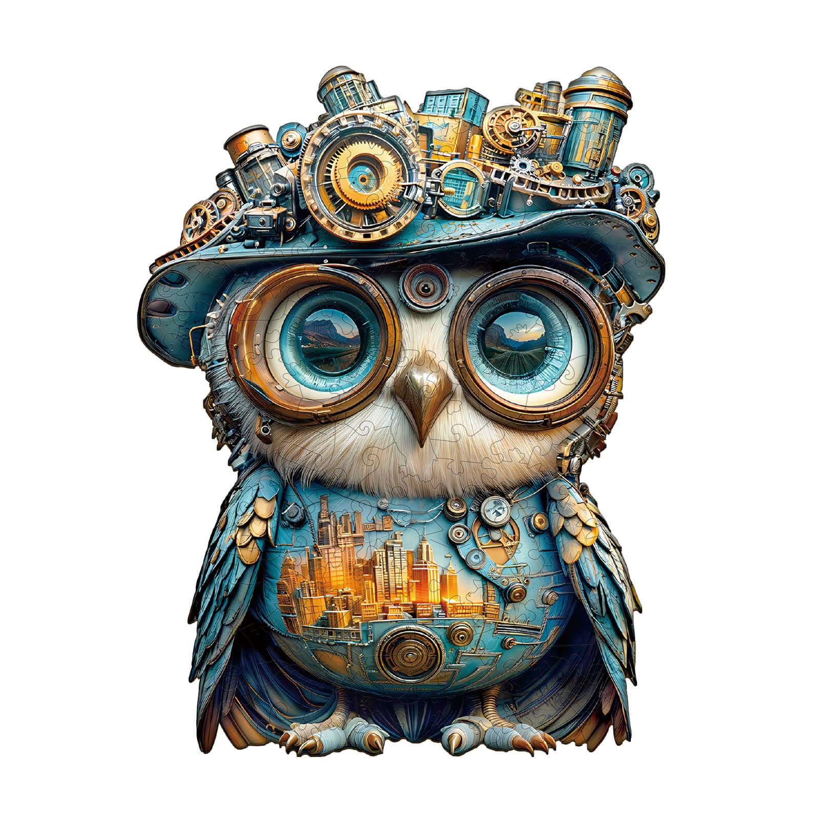 WOODBESTS |Urban Observer Wooden Puzzle – Woodbests