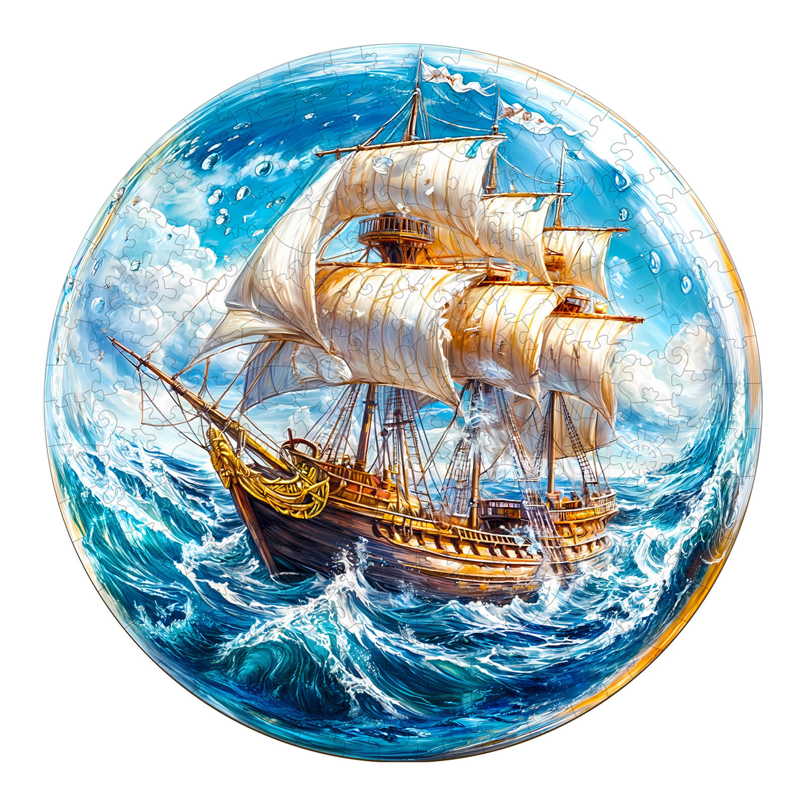 WOODBESTS | Ship of Hope Wooden Puzzle – Woodbests