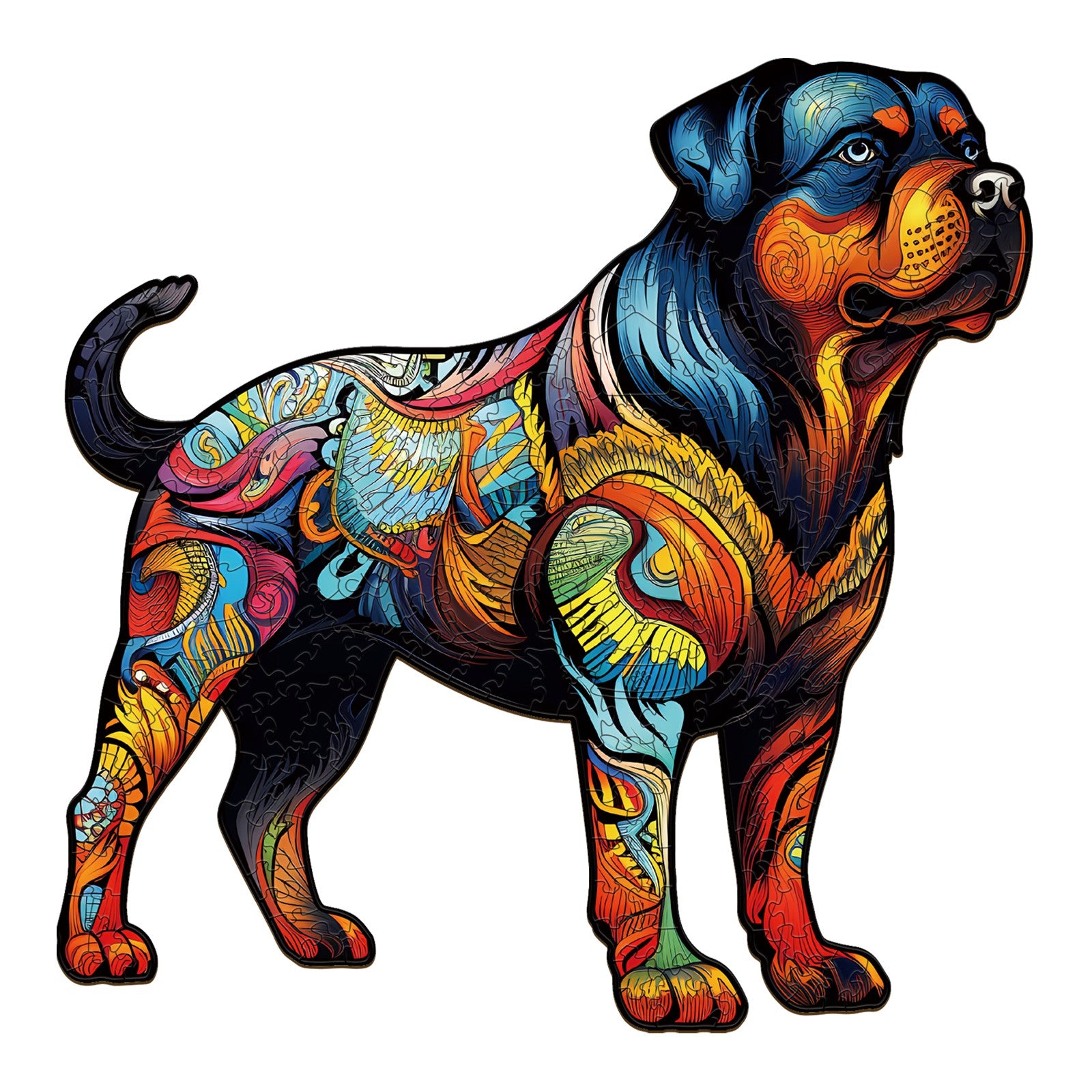 Rottweiler 1 Wooden Jigsaw Puzzle – Woodbests