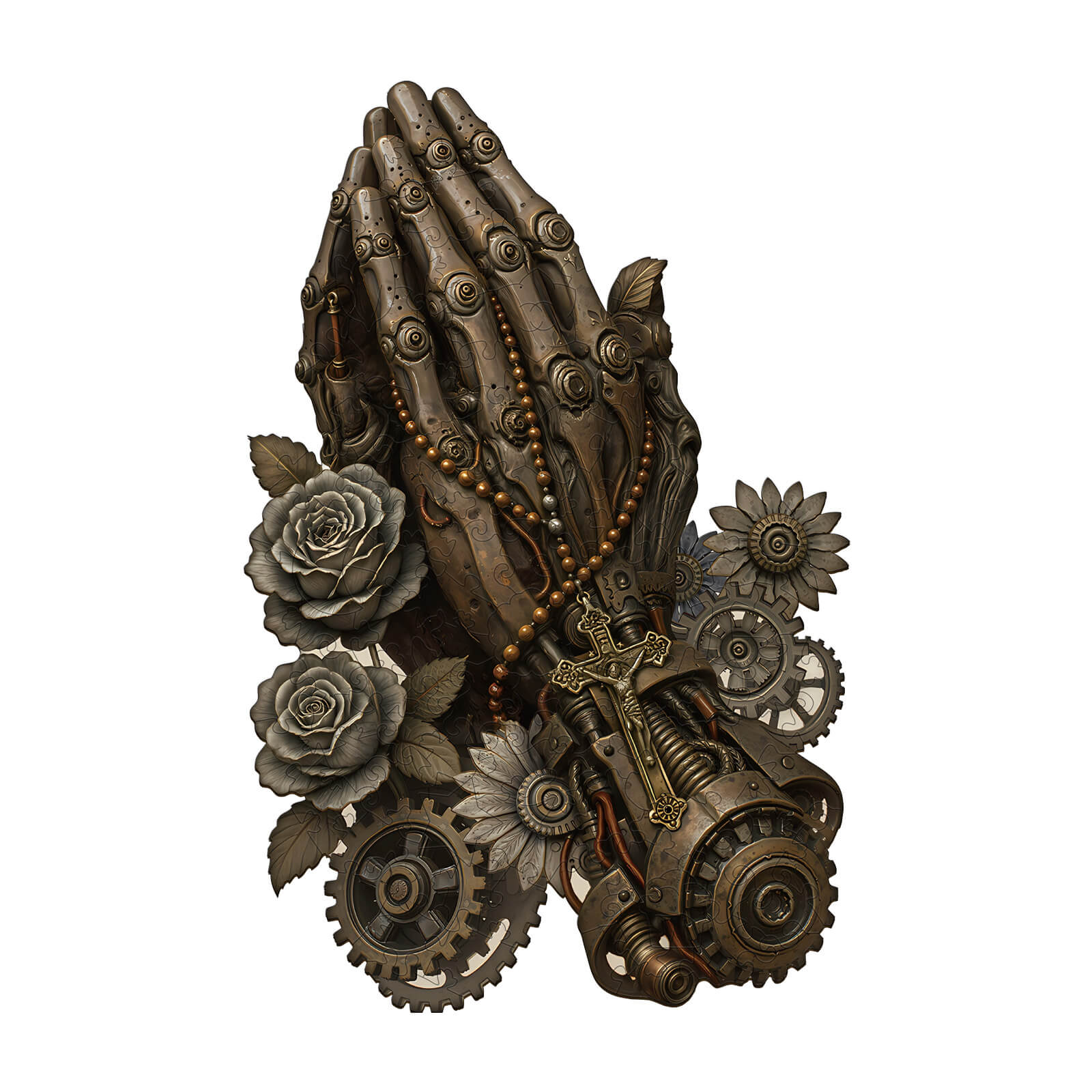 WOODBESTS |The Praying Hand-1 Wooden Puzzle – Woodbests