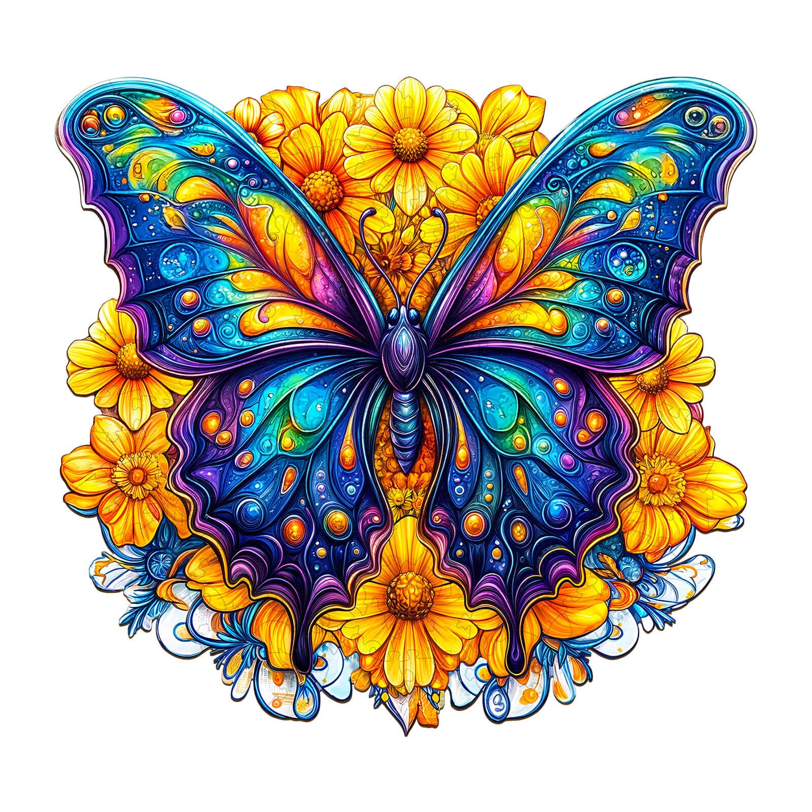 WOODBESTS | Morpho Butterfly Wooden Puzzle – Woodbests