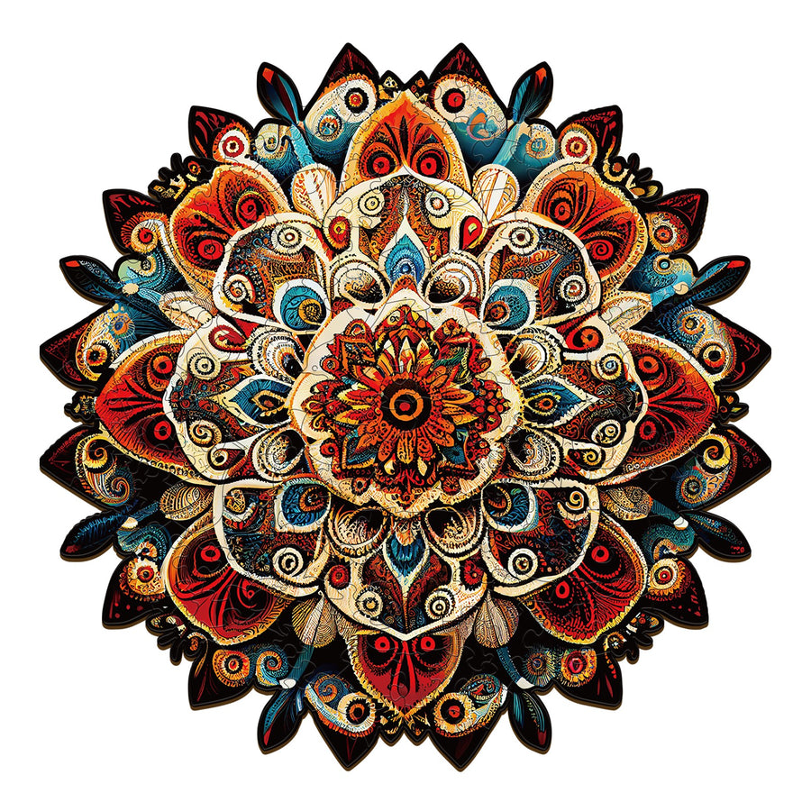 Mandala Puzzles | Spiritual & Cultural Wooden Puzzle – Woodbests