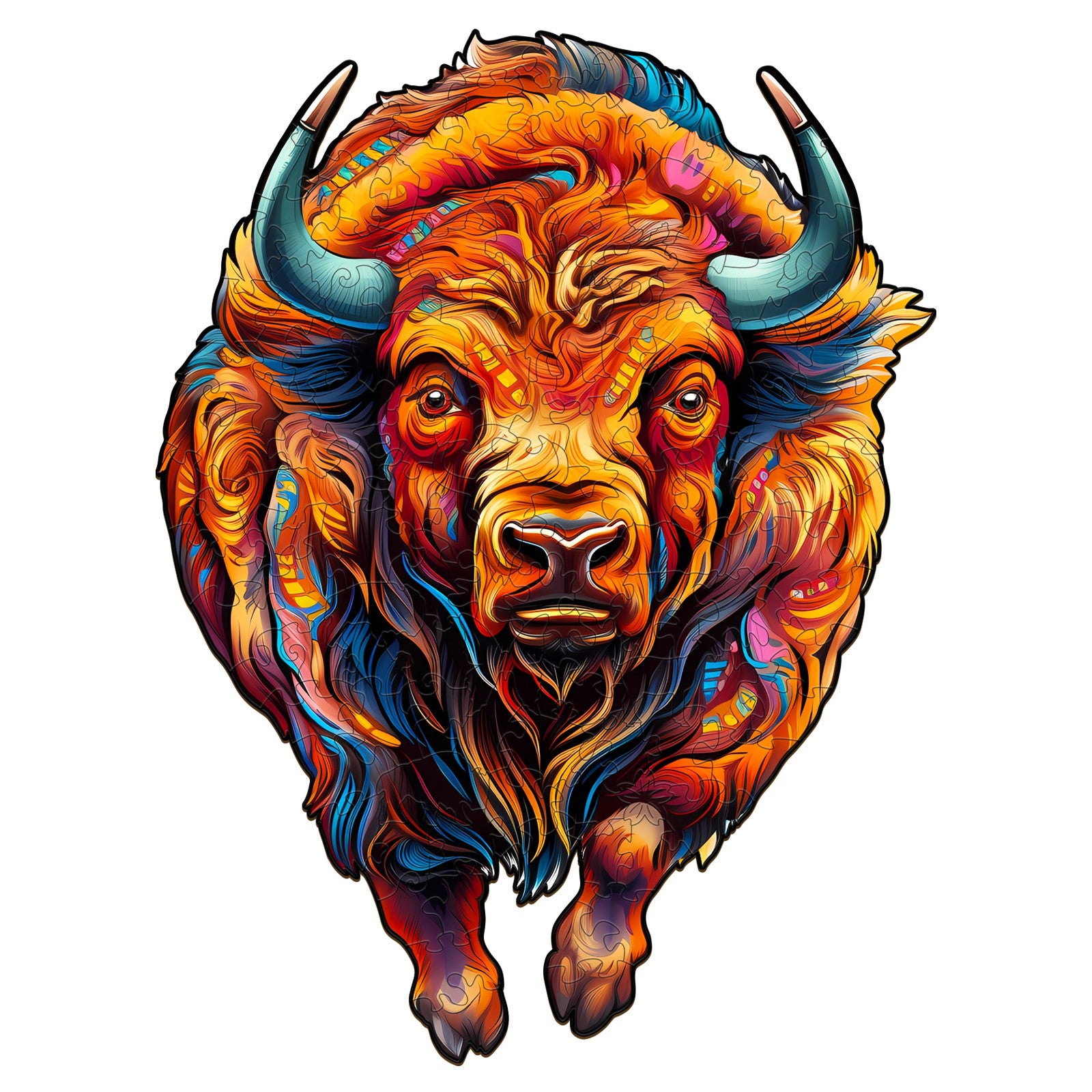 Woodbests | American bison Wooden Jigsaw Puzzle