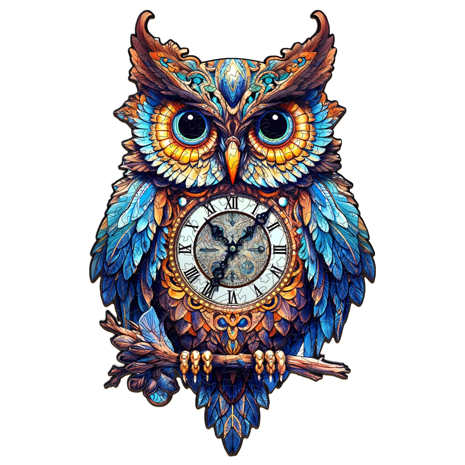 Woodbests | Owl Clocks Wooden Puzzle