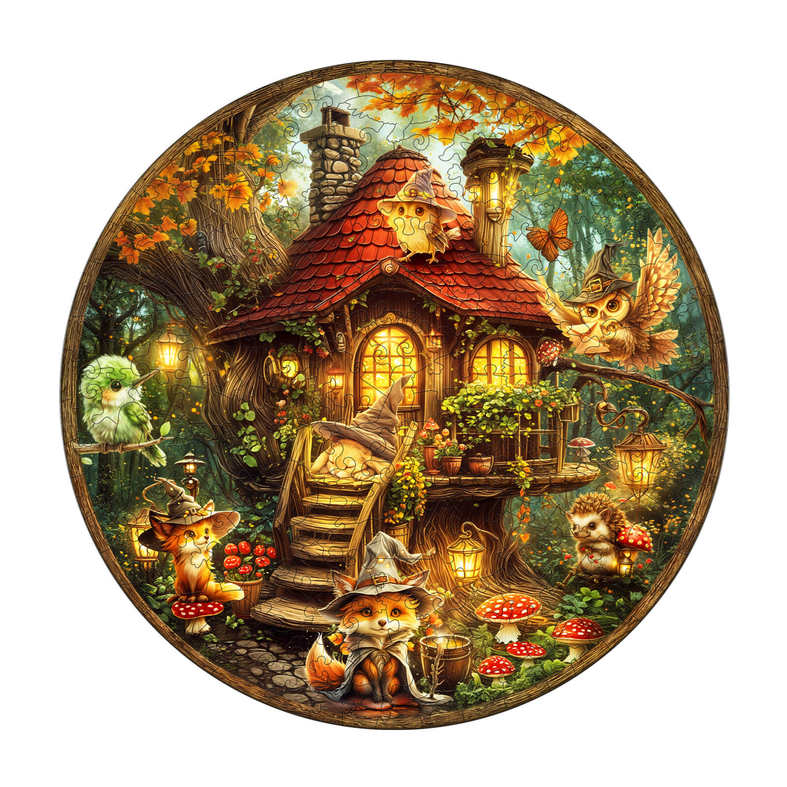 WOODBESTS |Magic forest Story Wooden Puzzle – Woodbests