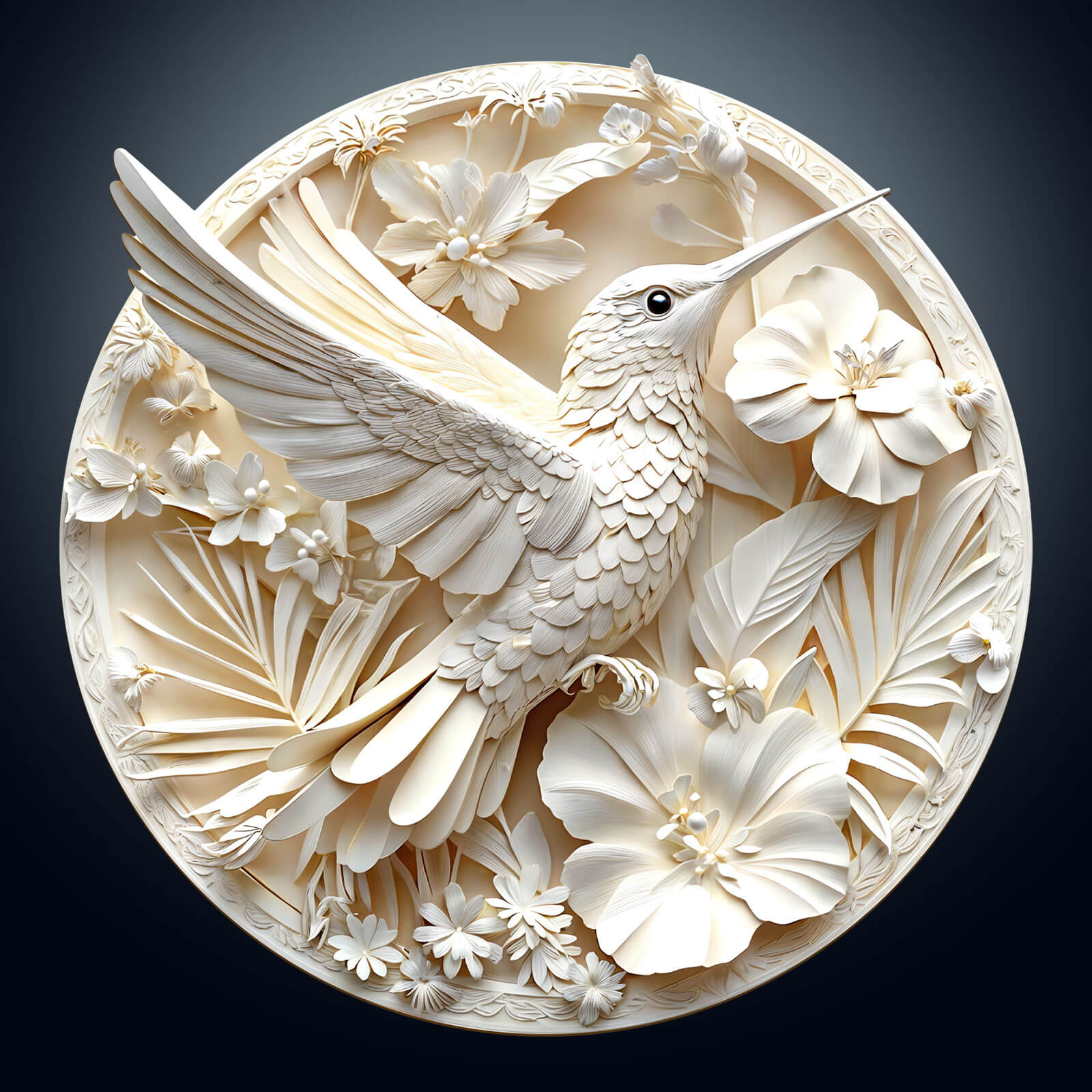 WOODBESTS | 3D Paper Hummingbird-2 Wooden Puzzle – Woodbests