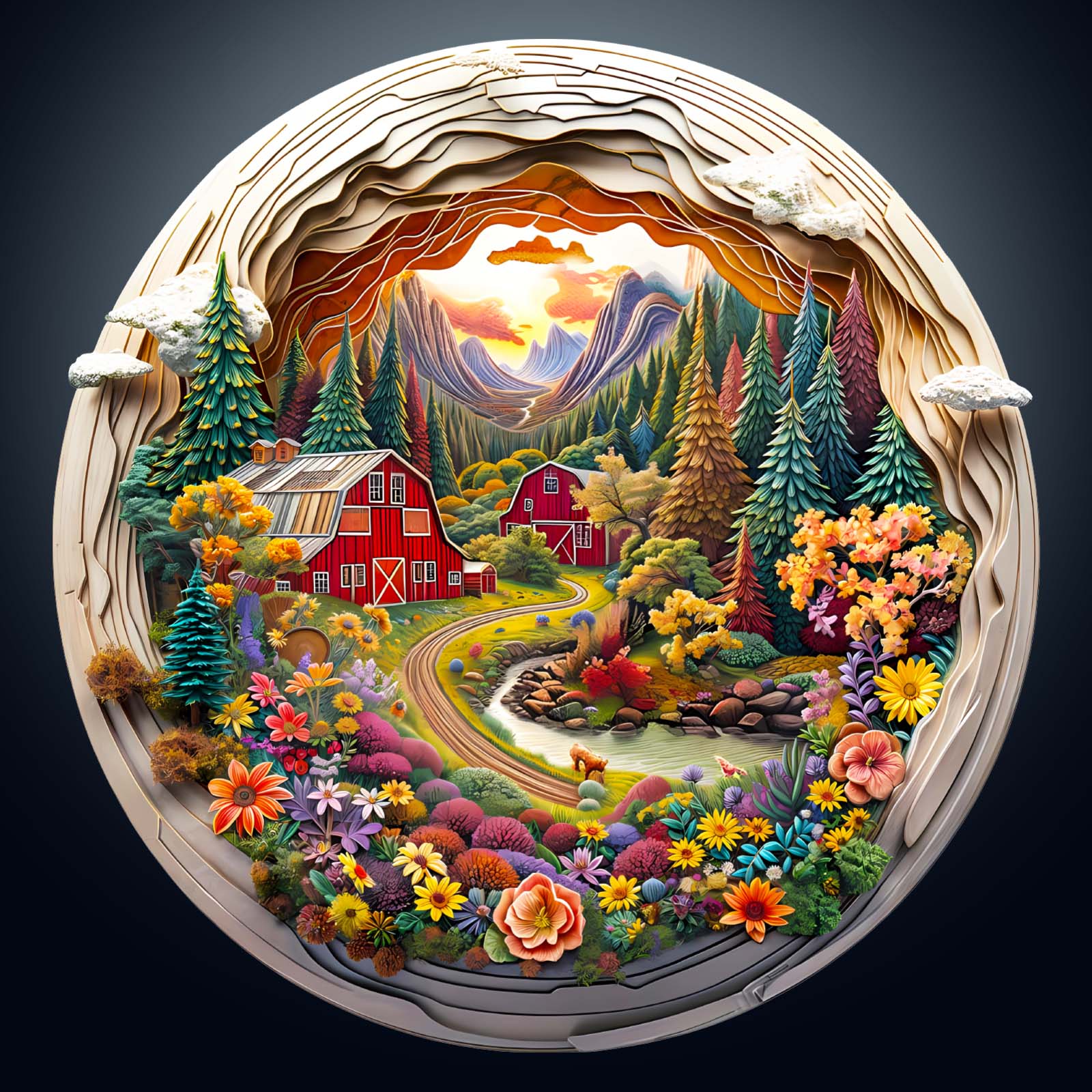 WOODBESTS | 3D Farm Wooden Puzzle – Woodbests