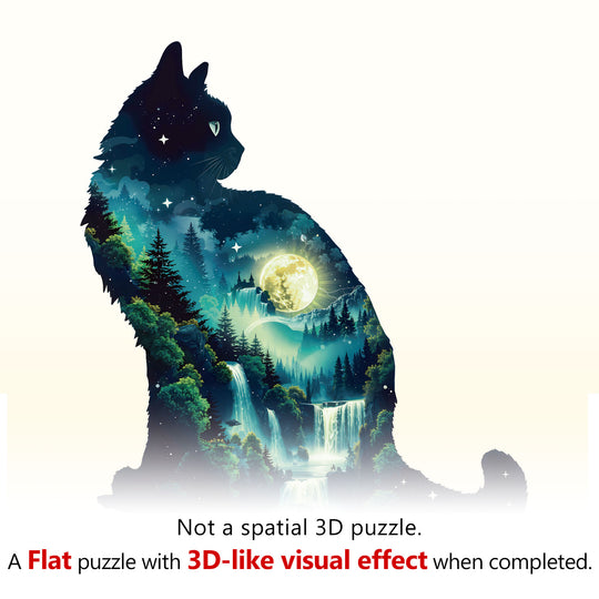 Wooden Cat Puzzle | Feline-Themed Jigsaw Puzzles for Cat Lovers – Page ...