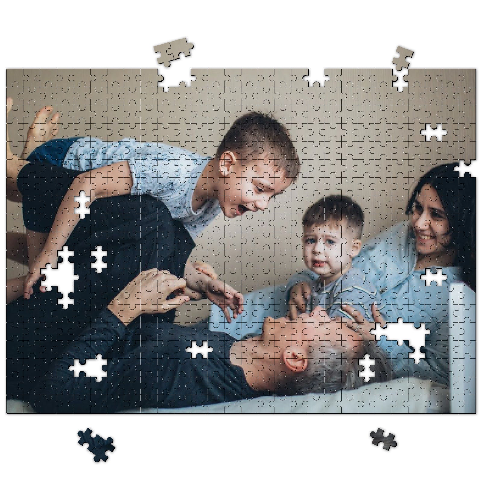 500/1000-piece Custom Photo Jigsaw Puzzle For Family – Woodbests