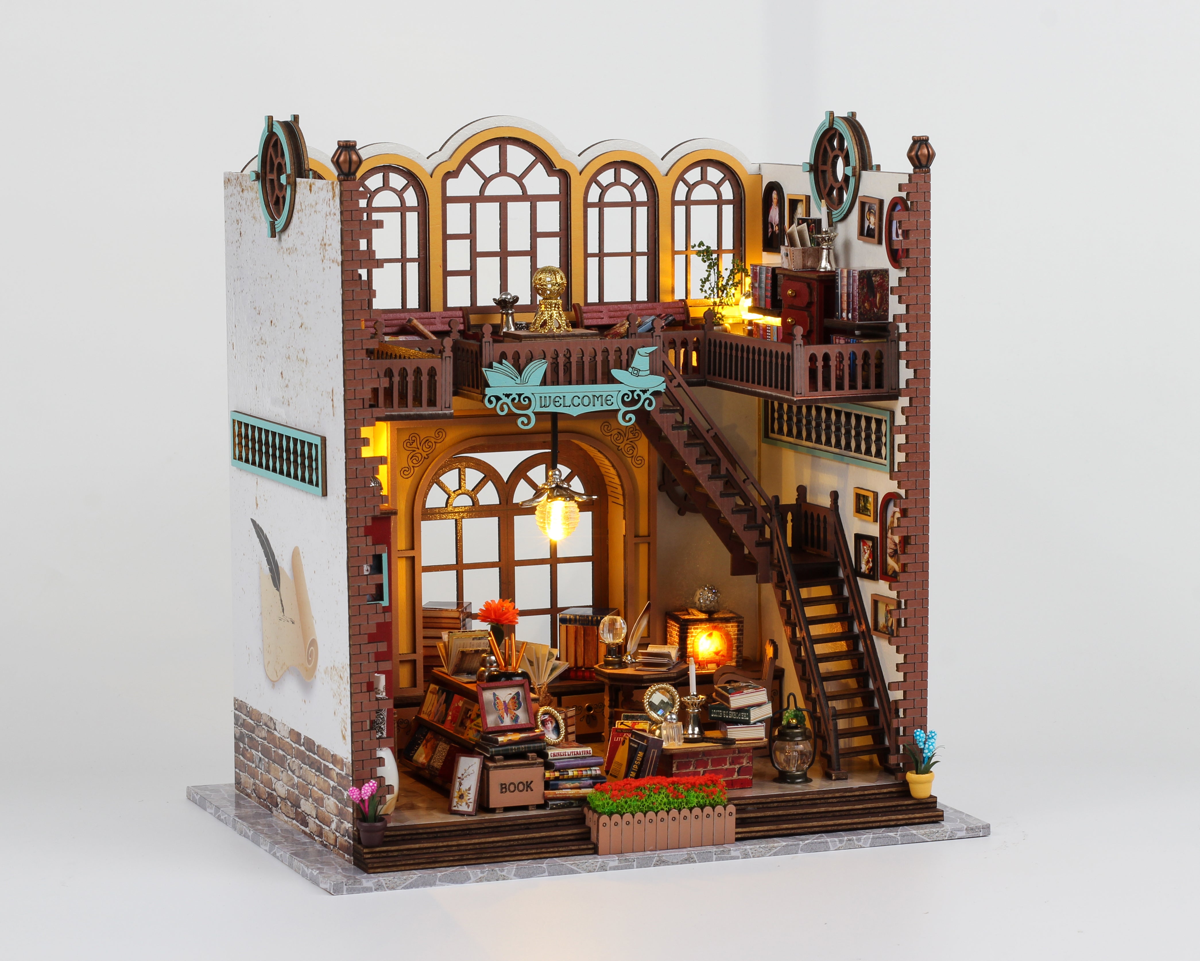 Magic Book Store - DIY Book Nook Kit,3D Wooden Puzzle – Woodbests