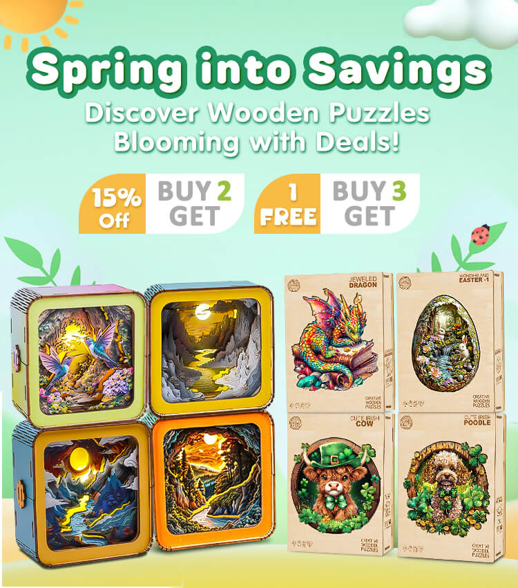 3D Vision Puzzles | 3D Visual Puzzles for Creative Minds – Woodbests