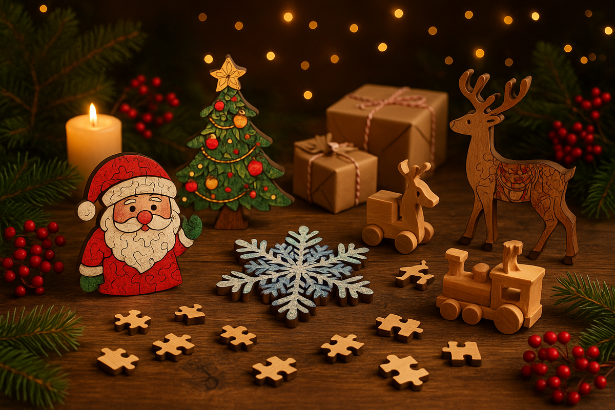 Christmas Wooden Puzzles & Unique Xmas Gifts – Holiday Toys & Decor ...