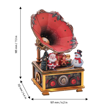 DIY Wooden Music Box Kit with 3D Puzzle Mechanism - Musical DIY Craft ...