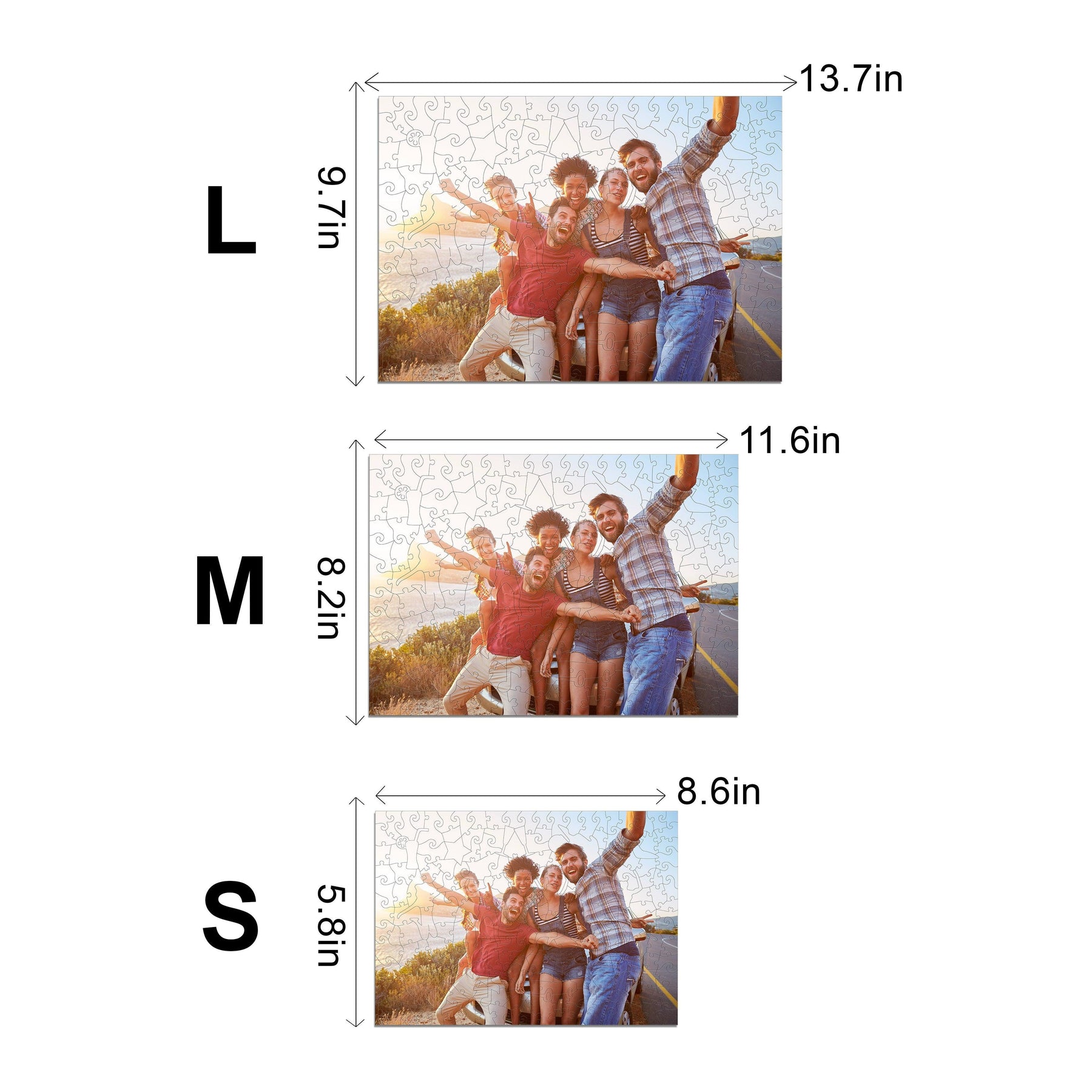 Personalized Friendship Puzzle Custom Photo Best Gift Wooden Jigsaw ...